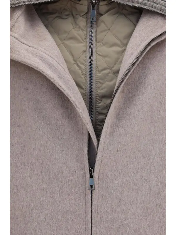 P.a.r.o.s.h Double Wool And Quilted Jacket