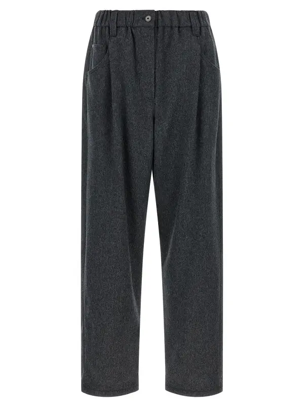 Brunello Cucinelli Wool Pants - Gray