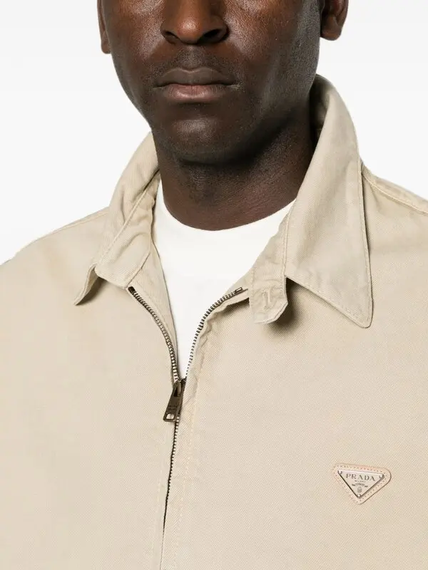 Prada Denim Cotton Blouson Jacket