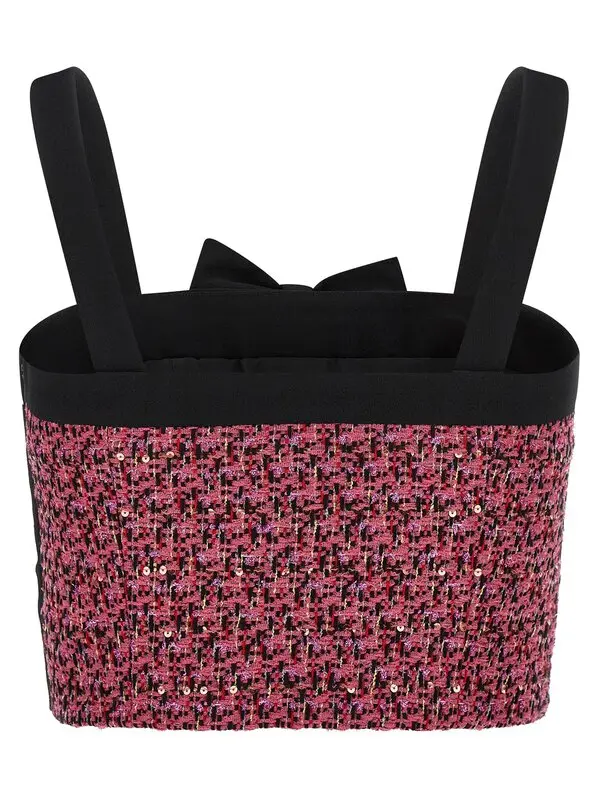 Alessandra Rich Tweed Top