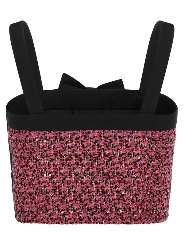Alessandra Rich Tweed Top