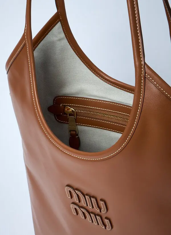 Miu Miu Ivy Leather Shoulder Bag