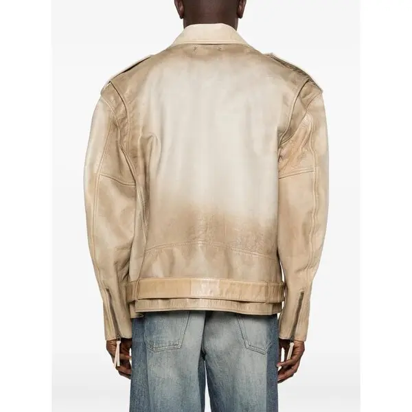 GOLDEN GOOSE Neutrals Jackets Leather Jackets