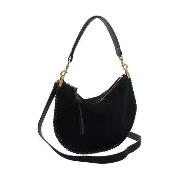 Isabel Marant Étoile Suede Oskan Soft Zip Shoulder Bag