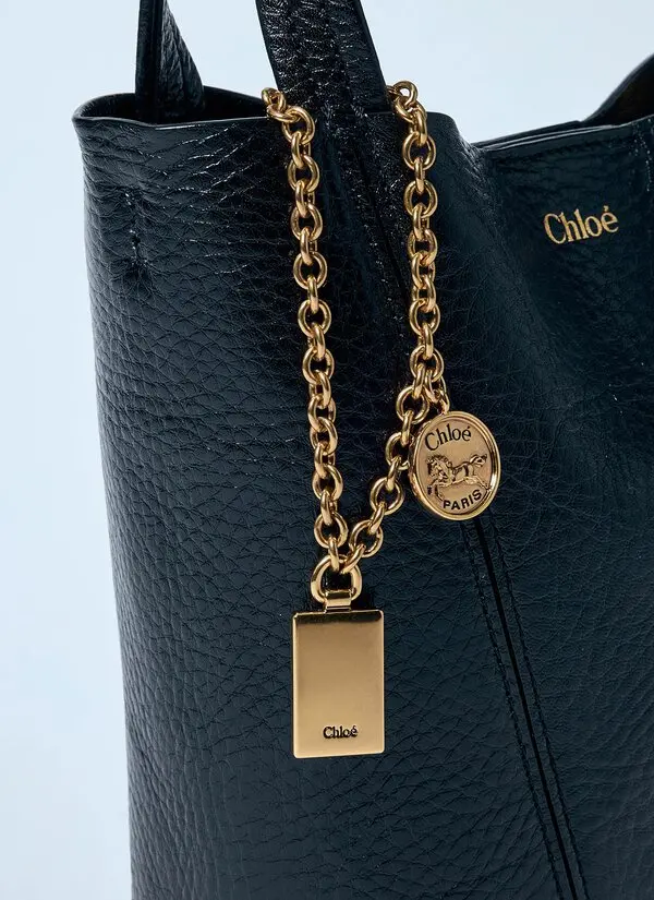 Chloé Small Spin Tote Bag - Black