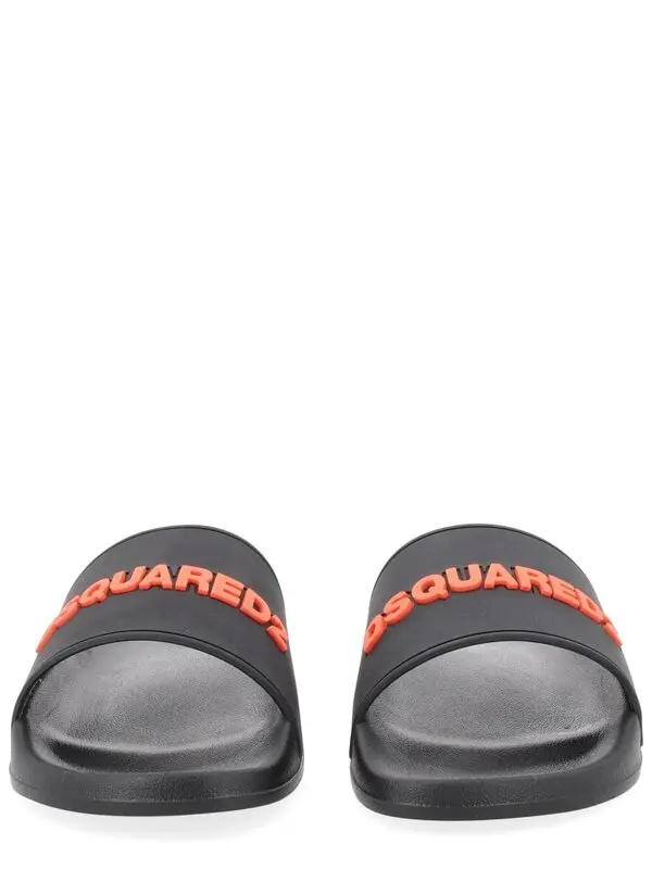 Dsquared2 Rubber Logo Slides