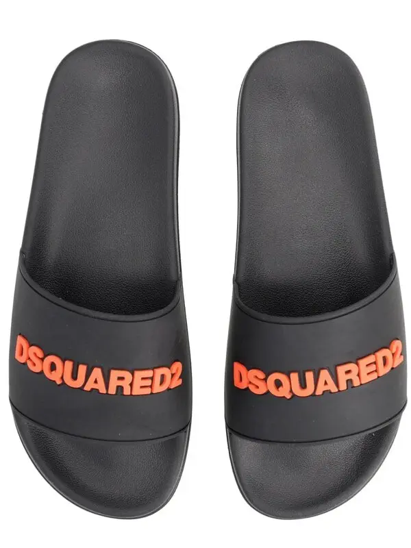 Dsquared2 Rubber Logo Slides