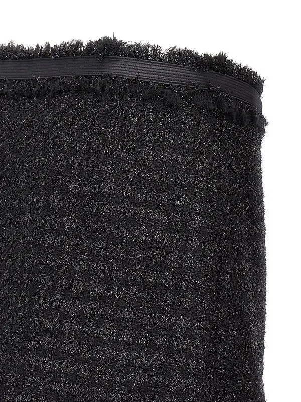 Versace Lurex Wool Blend Skirt