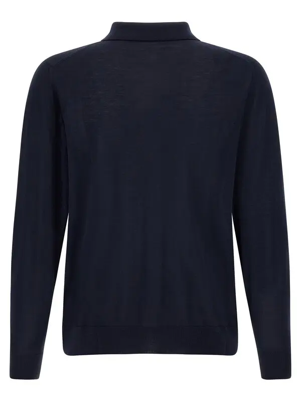Kiton Wool Polo Shirt 14 Microns