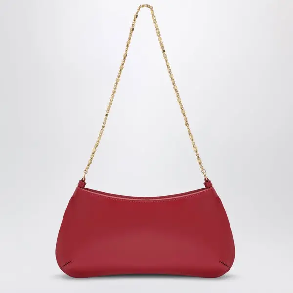 Jacquemus Le Bisou Chaine Patent Leather Bag - Red