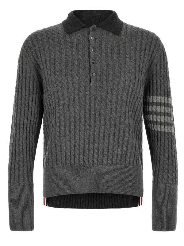 Thom Browne 2-in-1 Trompe L'oeil Polo Shirt