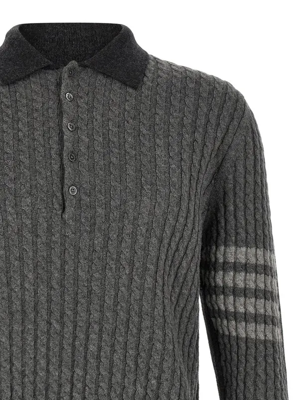 Thom Browne 2-in-1 Trompe L'oeil Polo Shirt