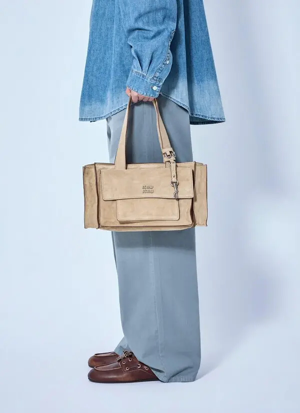 Miu Miu Structured Leather Handbag