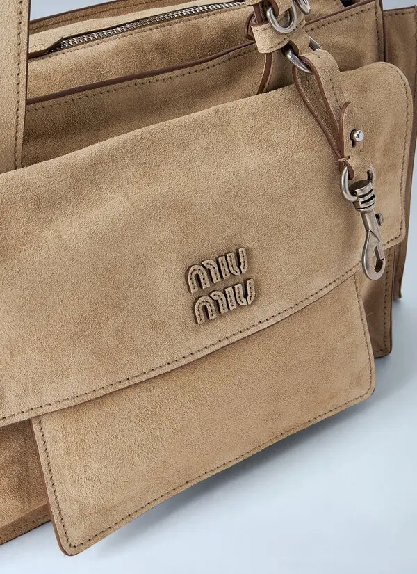 Miu Miu Structured Leather Handbag