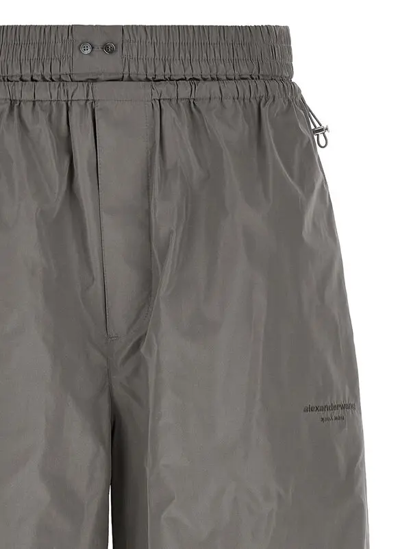 Alexander Wang Boxer Detail Joggers - Gray