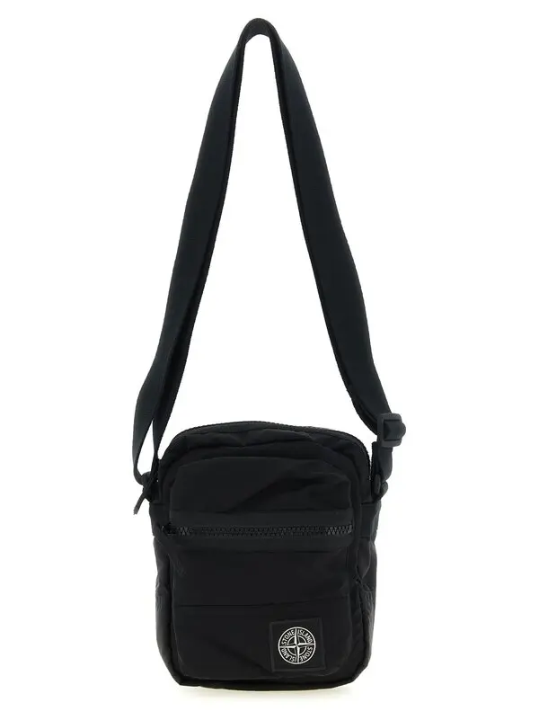 Stone Island 9200015' Crossbody Bag - Black