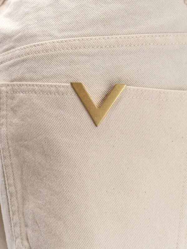 Valentino Garavani Five Pockets Cotton Trousers