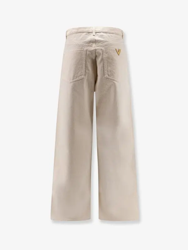 Valentino Garavani Five Pockets Cotton Trousers - Cream
