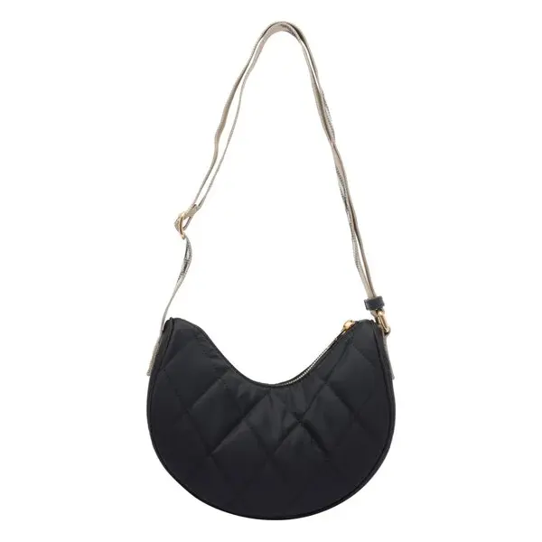 Burberry Horseshoe Crossbody Bag - Black