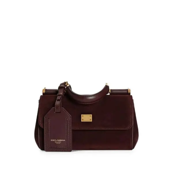 Dolce & Gabbana Leather Tote Bag - Red