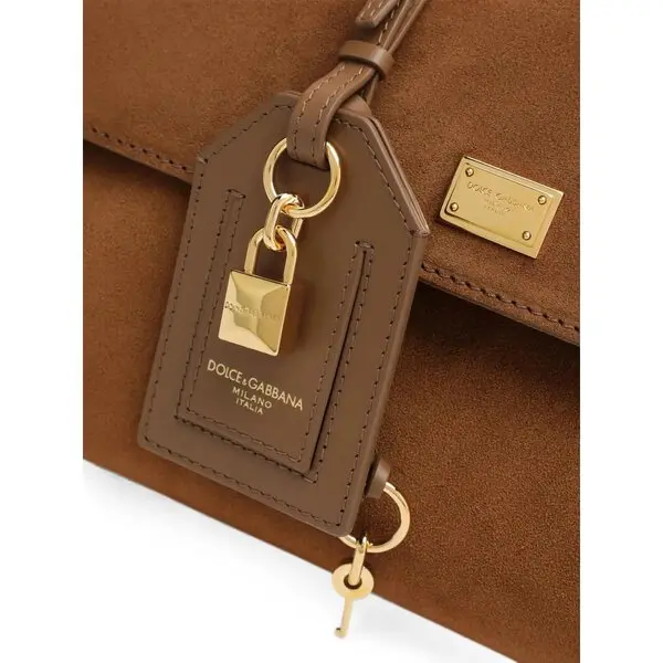 Dolce & Gabbana Calfskin Tote - Brown