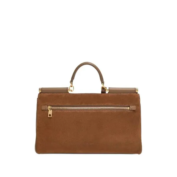 Dolce & Gabbana Calfskin Tote - Brown