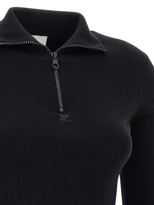 COURREGES Wool Knit Dress