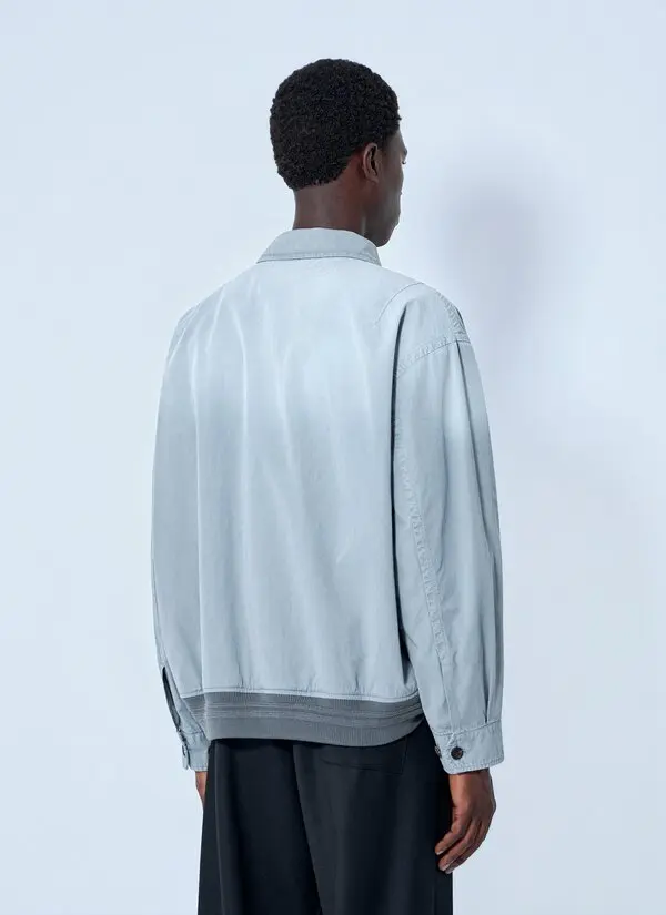 Miu Miu Old Twill Blouson Jacket