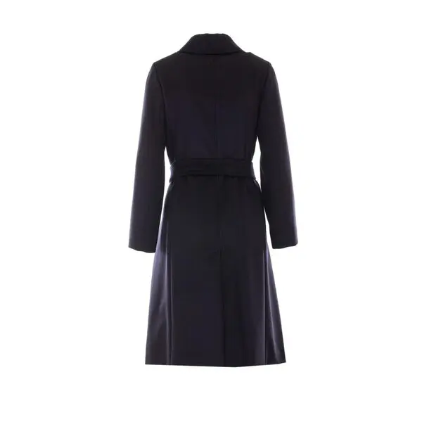 Max Mara Bcollag Wool Double-breasted Coat - Blue