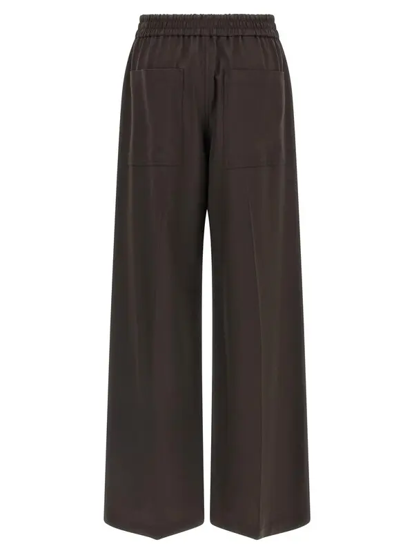 Brunello Cucinelli Cool Wool Trousers - Brown