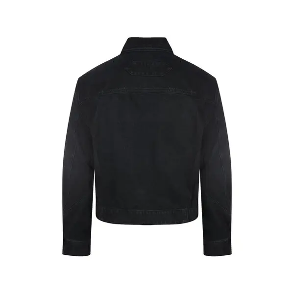 Jacquemus Cotton Zip Up Jacket - Black