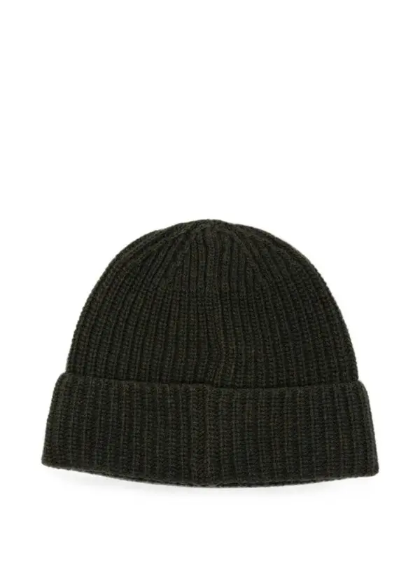Stone Island Logo Wool Beanie