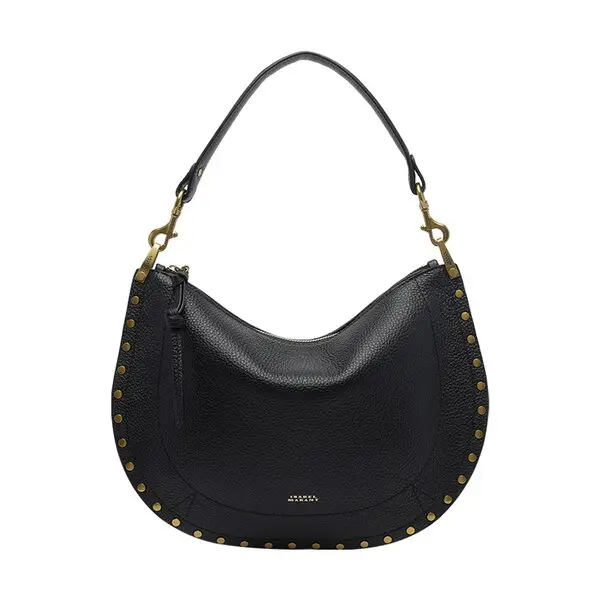 Isabel Marant Étoile Oskan Soft Zip Shoulder Bag - Black