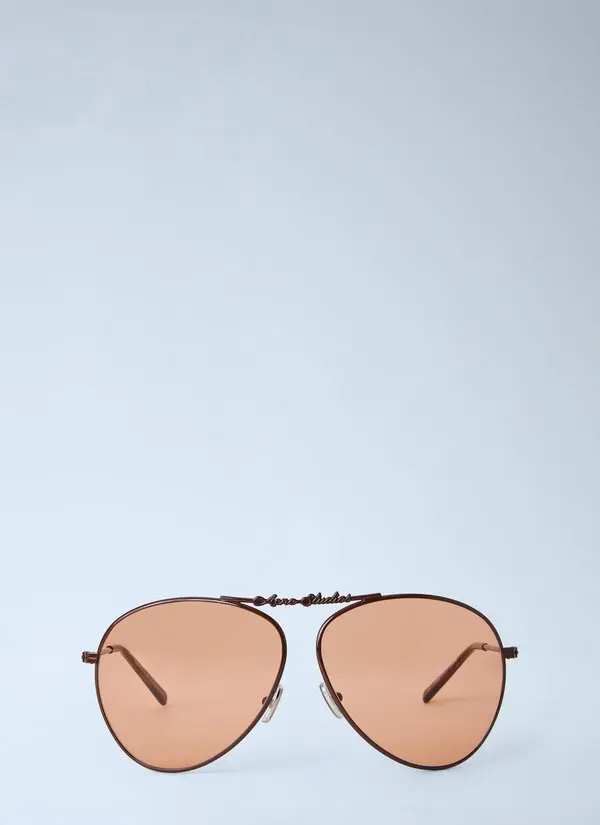 Acne Studios Metal Aviator Sunglasses