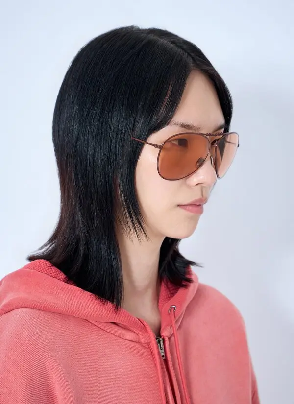 Acne Studios Metal Aviator Sunglasses