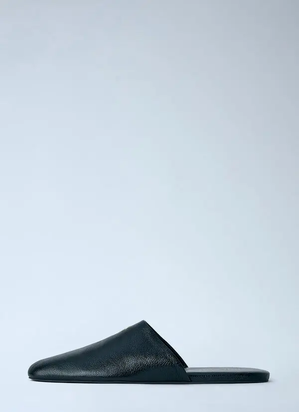 Miu Miu Leather Slippers