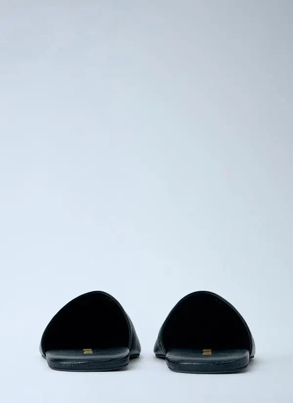 Miu Miu Leather Slippers