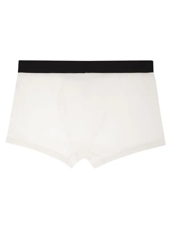 Kiton Stretch Cotton Boxer Briefs With Logo