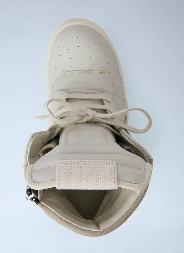Rick Owens Geobasket Sneakers - White