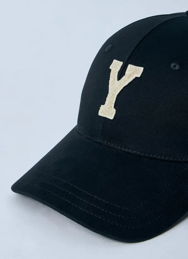 Saint Laurent Logo Motif Baseball Cap