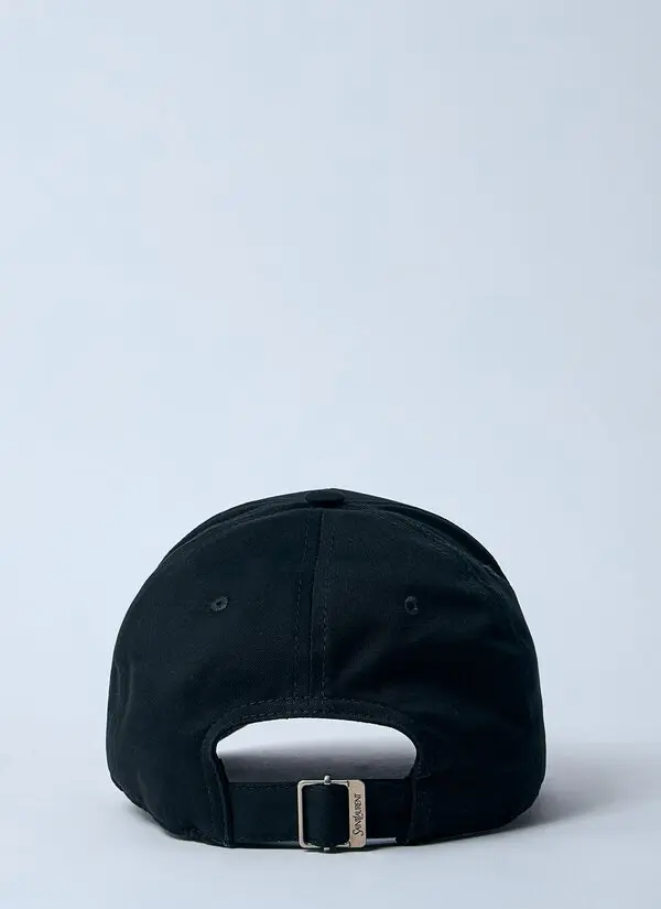 Saint Laurent Logo Motif Baseball Cap