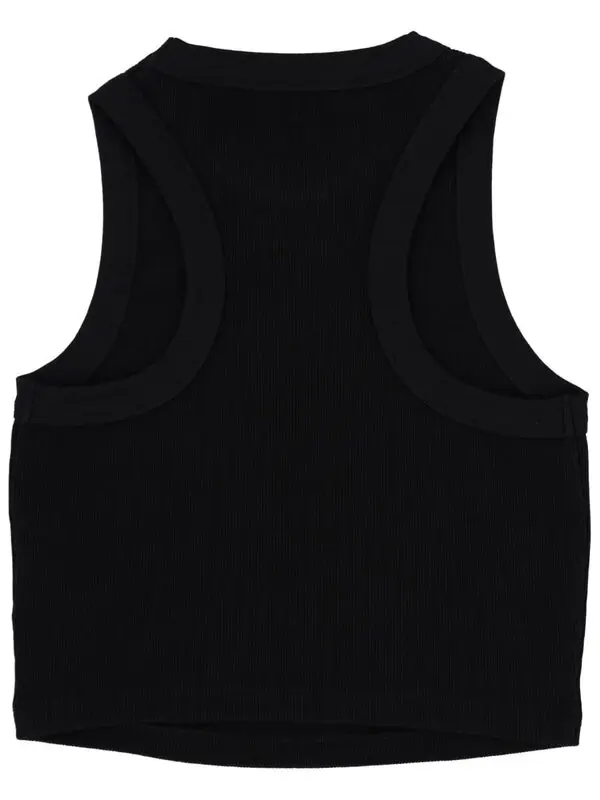Givenchy Logo Crop Top - Black