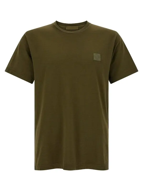 Stone Island Badge Ghost' T-shirt - Green