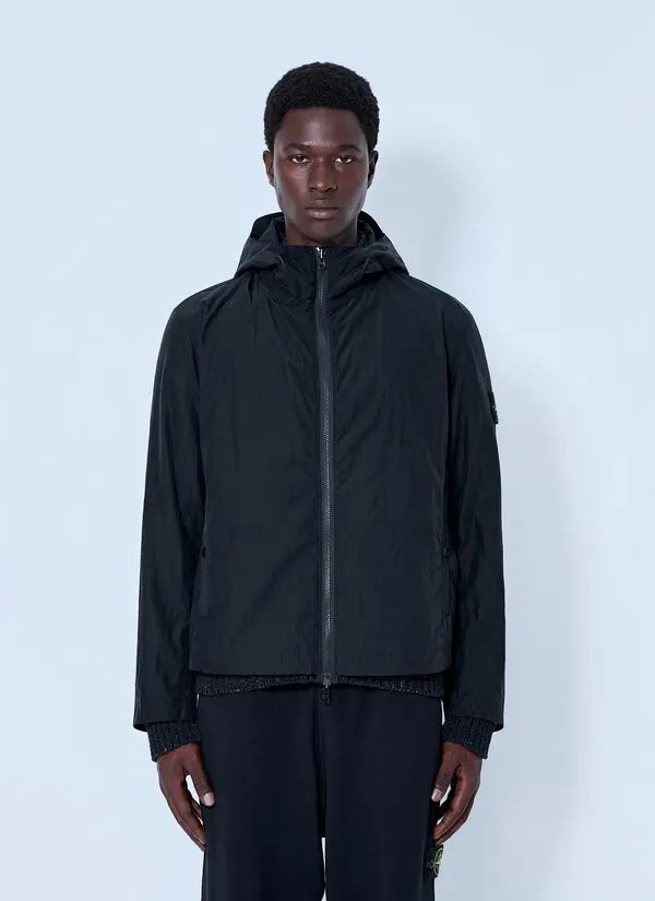 Stone Island Textured Knit Jacket - Black