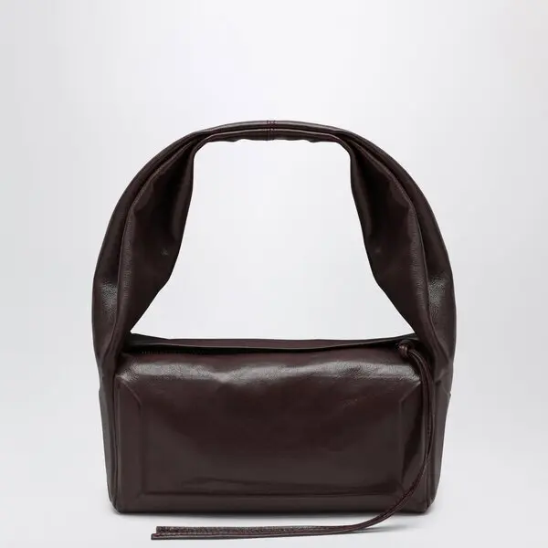 MAISON MARGIELA Box East West Small Bag In Burgundy Leather - Red