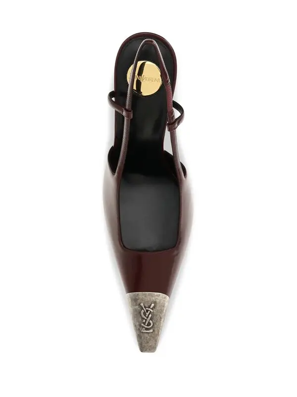 Saint Laurent Jeanne Smooth Leather Pumps - Multicolor