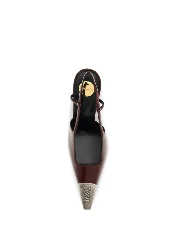Saint Laurent Jeanne Smooth Leather Pumps - Multicolor
