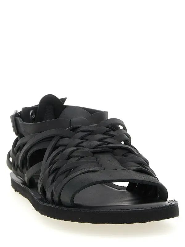 Yohji Yamamoto Braided Leather Sandals