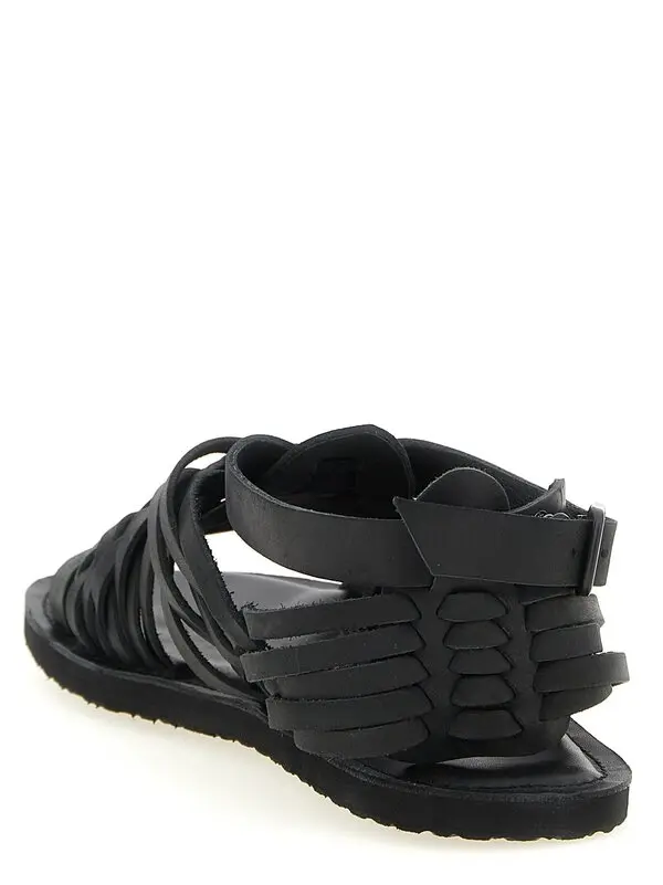Yohji Yamamoto Braided Leather Sandals