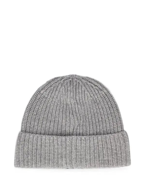 Stone Island Logo Wool Beanie